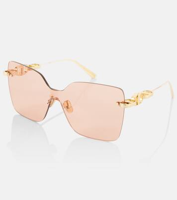 CD Chain M1U square sunglasses in pink - Dior Eyewear | Mytheresa
