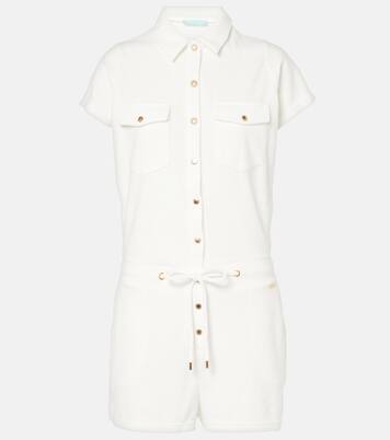 Cheryl cotton-blend jumpsuit in white - Melissa Odabash | Mytheresa