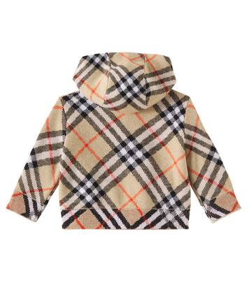 Bébé – Veste Burberry Check en laine en beige – Burberry Kids | Mytheresa