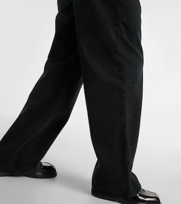 Denim overalls in black - Prada | Mytheresa