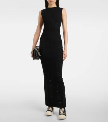 Robe longue en noir – Rick Owens | Mytheresa