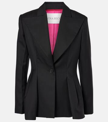 Wool gabardine blazer in black - Nina Ricci | Mytheresa