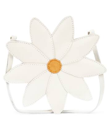 Toto Leather Shoulder Bag in White - Donsje | Mytheresa