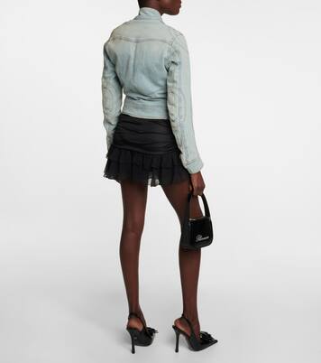 Denim Jacket in Blue - Blumarine | Mytheresa