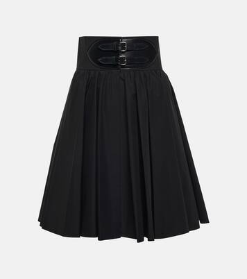 Jupe En Coton en Noir – Alaia | Mytheresa