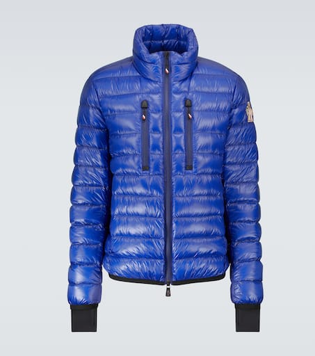 Hers down padded jacket in blue Moncler Grenoble Mytheresa