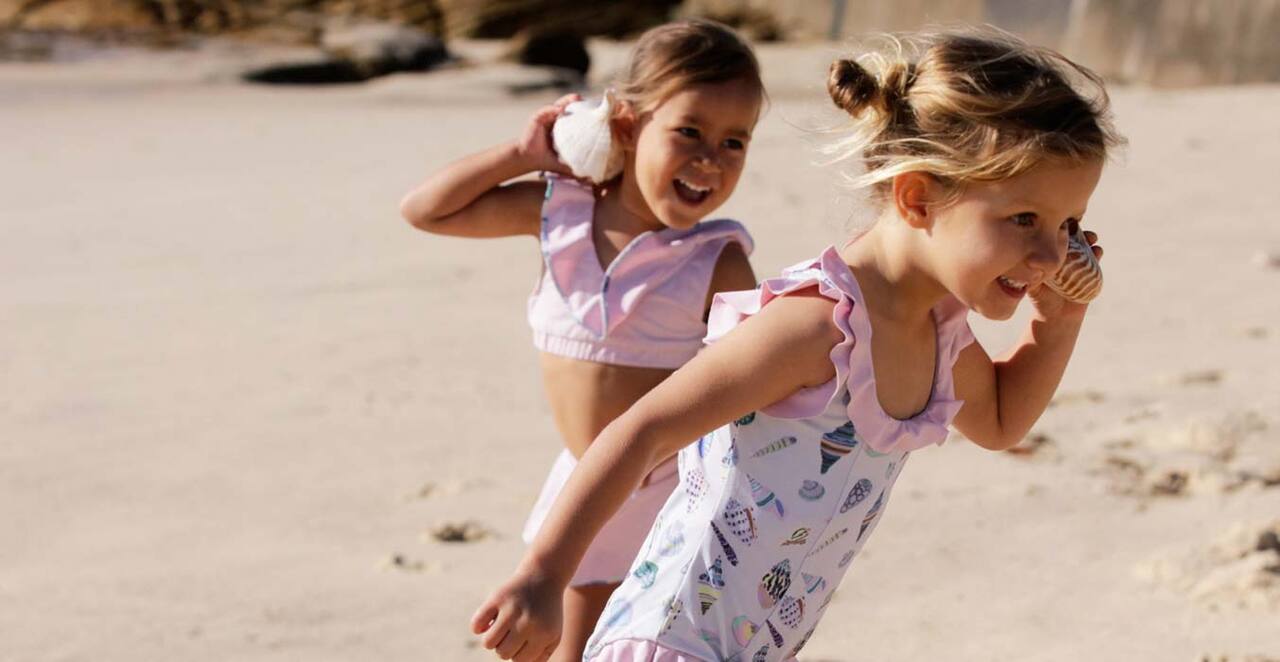 Sailor Polka Dot Swimsuit in Red - Mini Rodini | Mytheresa